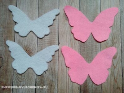como hacer una mariposa decorativa de fieltro – ConMoldes.com