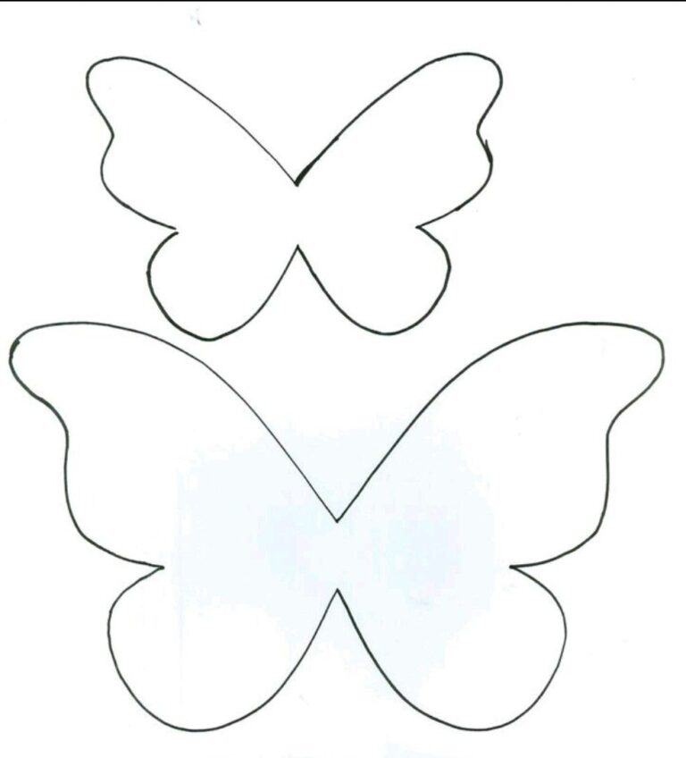Moldes de mariposas en foami – ConMoldes.com